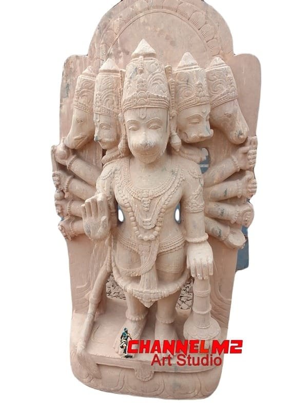 Beautiful Lord Panchmukhi hanuman statue